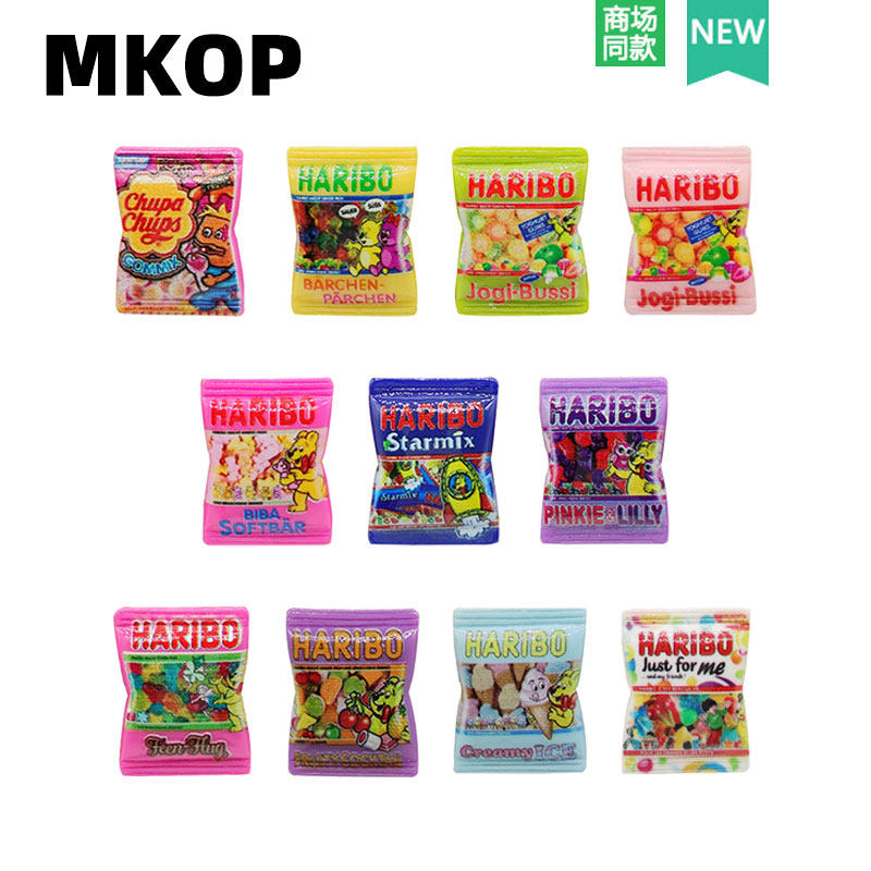 Mkop Crocs洞洞鞋配饰diy鞋扣配件哈瑞宝零食袋鞋花Cross装饰扣_虎窝淘