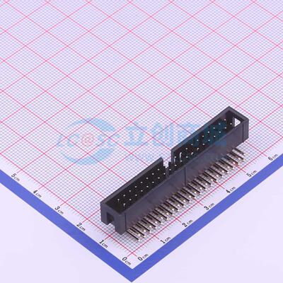 连接器 321040RG0ABK00A01 弯插,P=2.54mm 2x20P 简牛座