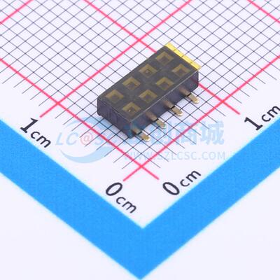 排母 FH-00176 SMD,P=2mm 2X4P 方孔 原装正品 电子元器件配单