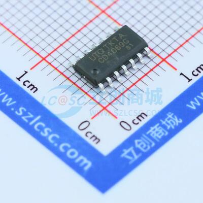 反相器 CD4069G-S14-R SOP-14 原装正品 电子元器件配单