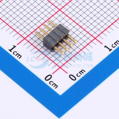 排针 GPEA101-0402A001C1AA 插件,P=1.27mm 1x4P 方针 电子元器件