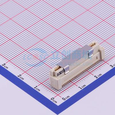 板对板与背板连接器 BA42-60BT-1-ZHB SMD,P=0.8mm 60P 立贴 原装