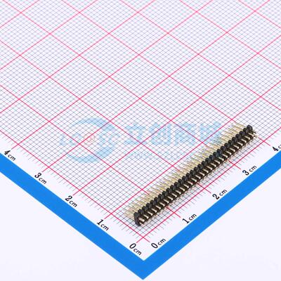 排针 X1321WV-2x30J-C40D18 插件,P=1.27mm 2x30P 方针 原装正品