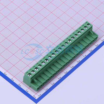 插拔式接线端子 DB2EK-5.08-19P-GN-S P=5.08mm 插头 1x19P 原装