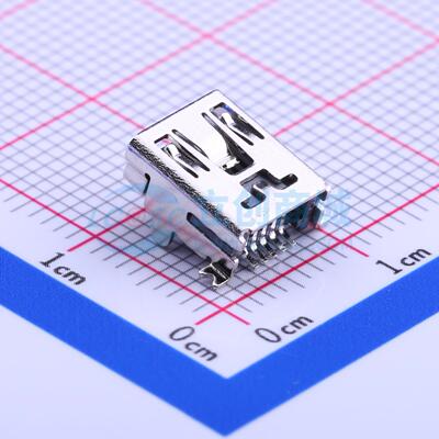 USB连接器 U-M-M5DS-W-4 SMD Mini-B 5P 原装正品 电子元器件配单