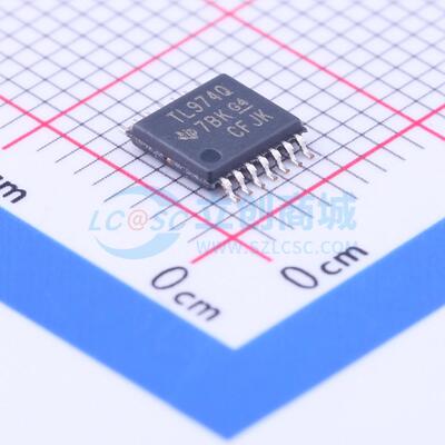 运算放大器 TL974QPWRQ1 TSSOP-14 原装正品 电子元器件配单