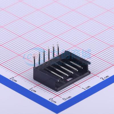 线对板针座 X2530WR-06-PTSN 弯插,P=2.54mm 1x6P 弯插 原装正品