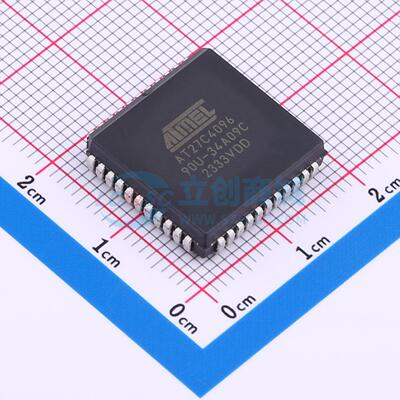 非易失性存储器(ROM) AT27C4096-90JU PLCC-44(16.6x16.6) 原装