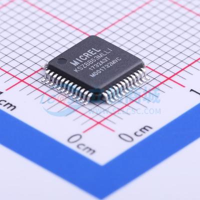 以太网交换机 KSZ8863MLLI LQFP-48(7x7) 原装 电子元器件配单