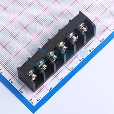 栅栏式接线端子 MXHB9500-9.5-06P-BK01-Cu-S-A 插件,P=9.5mm 三