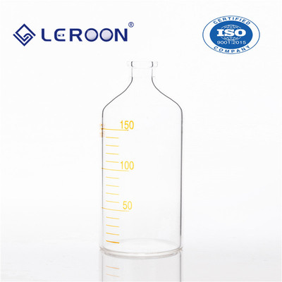 150ml250ml钳口带刻度空瓶透明