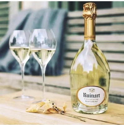 法国汇雅白中白天然高泡香槟Ruinart Blanc de Blancs葡萄酒正品