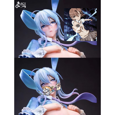 zozo翻模 ACY雪女 逆兔女郎 1/4 GK雕像手辦電腦擺件模玩