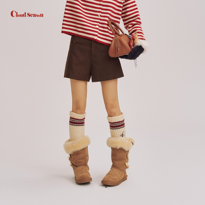 CLOUDSEASON静奢时光麂皮外套