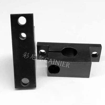 GDC光轴指向轴支座钢制加厚单侧开口支撑T型立式支架固定座SHWTBN