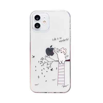 苹果iphone硅胶卡通创意透明软壳