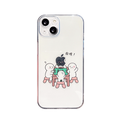 苹果iPhone硅胶卡通创意麻将软壳