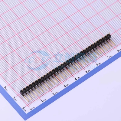 排针 X6511WR-32H-C60D30R1 弯插,P=2.54mm 1x32P 方针 原装正品