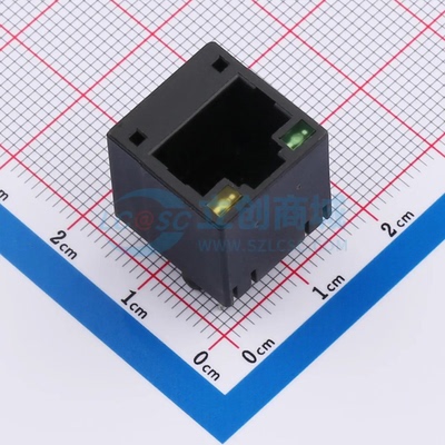 以太网连接器(RJ45 RJ11) RC00116插件 RJ45插座 带LED