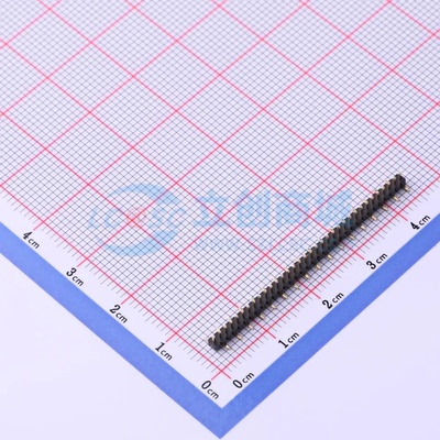 排针 X1311WVS-34J-C18D42R1 SMD,P=1.27mm(交错脚) 1x34P 方针