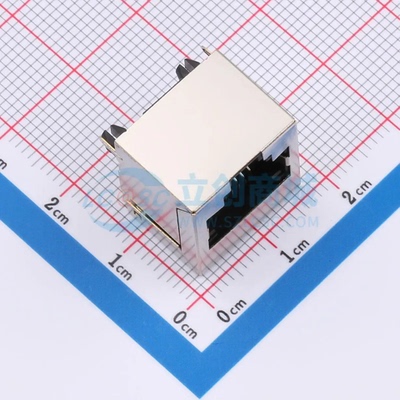 以太网连接器(RJ45 RJ11) RC01922插件 不带LED 原装正品