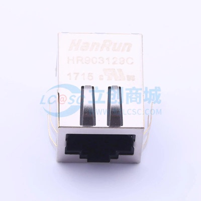 以太网连接器(RJ45 RJ11) HR903129C插件 RJ45插座 有屏蔽