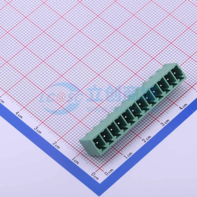 插拔式接线端子JL15EDGVC-38112G01 插件3.81mm 1x12P 板端/插座-