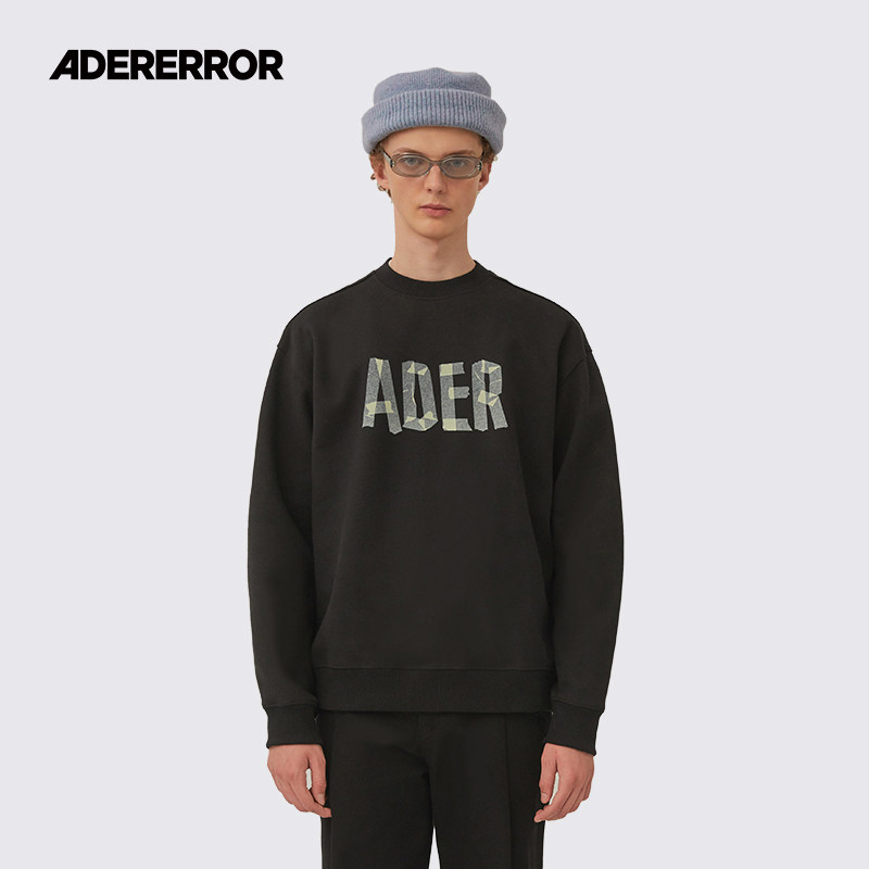 ADERERROR潮牌明星同款周雨彤同款春夏潮流字母LOGO锯齿形宽松情_虎窝淘