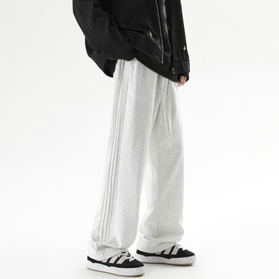 City Hipster 休闲裤男夏季2026年新款裤子潮牌重工宽松直筒卫裤