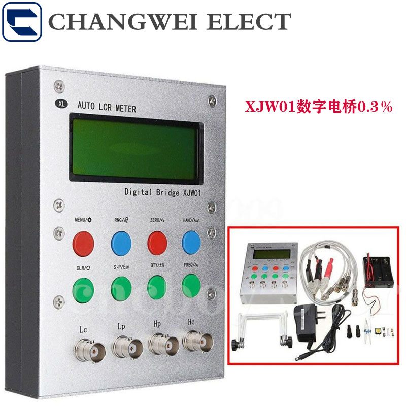 Xjw01 Digital Bridge Lcr Bridge Tester Resistance Inductance ...