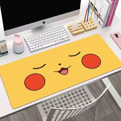 Anim Pokémon Pikachu  Leather Mouse Pad Pokémon Gaming Ext