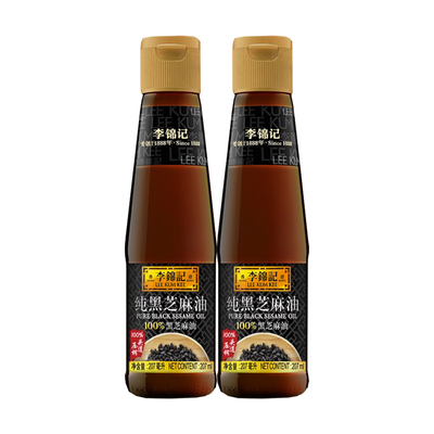 李锦记纯黑芝麻油207ml*2瓶