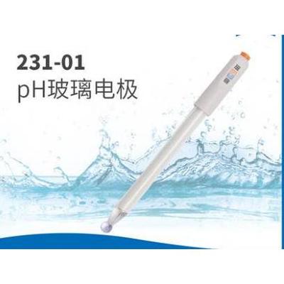 上海雷磁231-01型 pH电极 玻璃电极 Q9型接口 玻璃PH电极单一