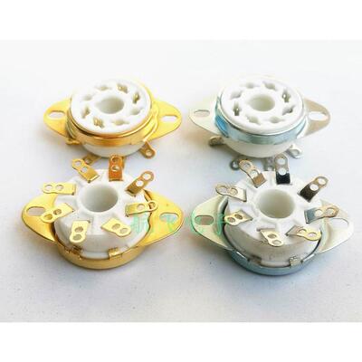 陶瓷大8脚电子管座 GZC8-Y-6-G 搭棚用KT88 6550 EL34 6SN7 5Z3P