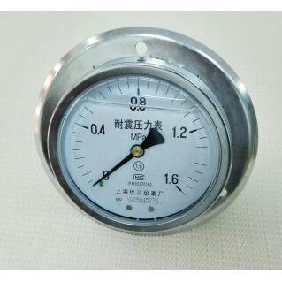 面版式注油防震压力表 YN-100ZT 1.6mpa 直径100mm 耐震压力表