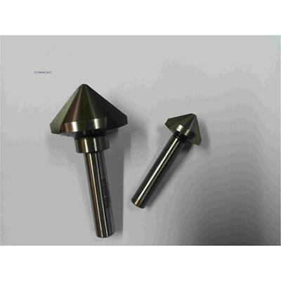 TOPO拓普超硬白钢三刃倒角刀、倒角钻、倒角铣刀25-50mm*90度