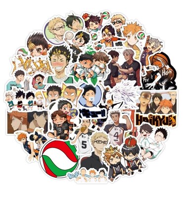 50PcS/Set HAikyuu!! StickerS JAPAneSe Anime Sticker VolleybA