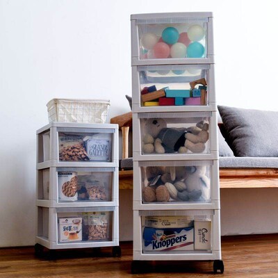 Plastic drawer receive ark multilayer composite children toy
