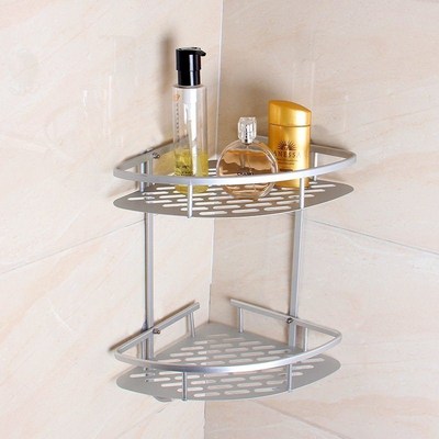 bathroom holder toliet aluminum standing shelf rack storage