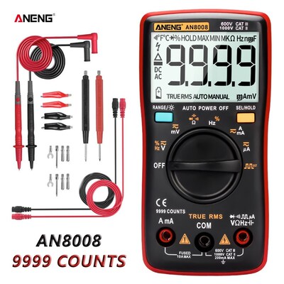AN8008 9999 Counts Digital Professional AC/DC Voltage Curren
