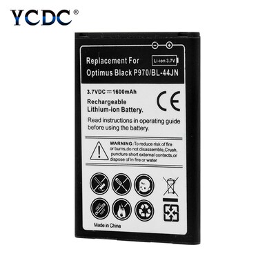 1600mAh BL 44JN BL44JN Battery For LG Optimus Zone E400 L3