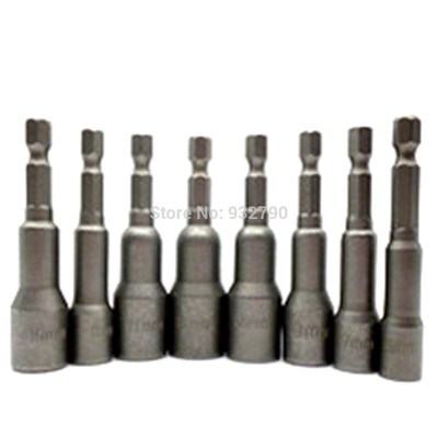 8pc Magnetic Nut Impact Driver Socket Bit Set Quick Release