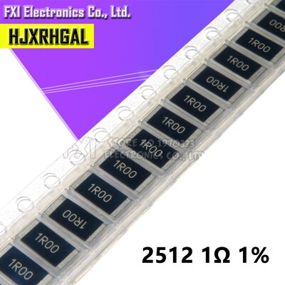 50PCS 2512 SMD Resistor  1 ohm 1% 1W 1R New original