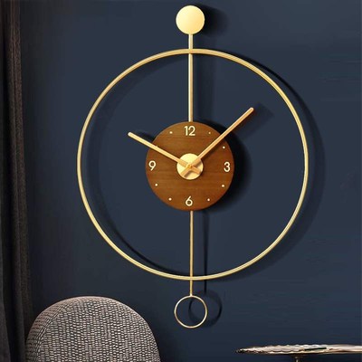 Nordic simple modern clock wall clock living room household