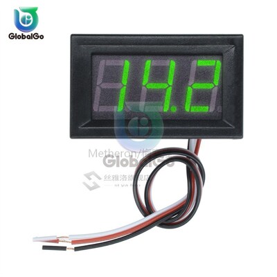 0.56 inch 3 Wire Digital Voltmeter DC 0-30V Digital Voltmete