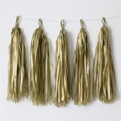 5 sheeT/loT Tissue PaPer F Tassel Garland FrinGe WeddinG Bir