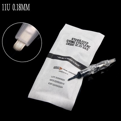 10/50pcs 11U 0.18MM Needle Cartridges Tattoo Permanent Make