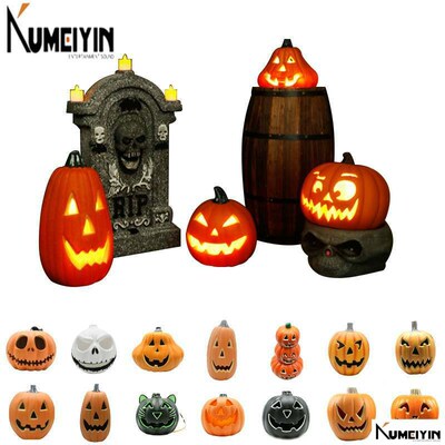 -Talking Halloween pumpkin person cranial pumpkin shape