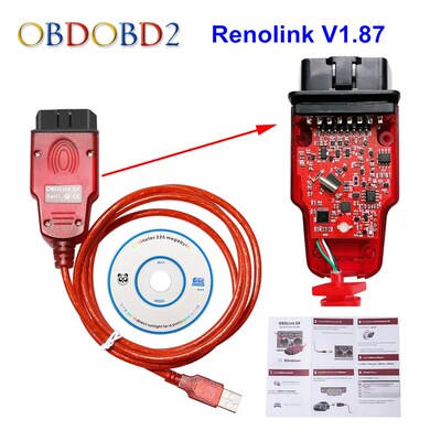 Renolink V1.52 / V1.87  Renault EC Programmer Reno Link OBD2