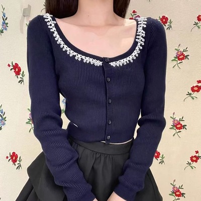 sst圣诞穿搭甜美羊毛针织开衫